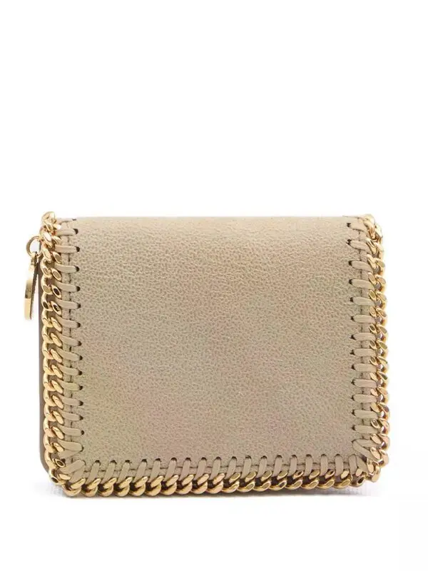 Stella McCartney Falabella Chain Bifold Wallet - Neutrals