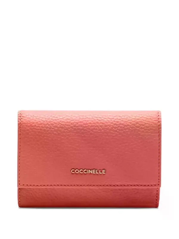 COCCINELLE Leather Long Wallet - Pink