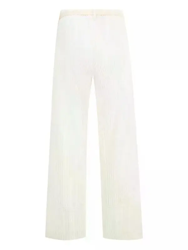 Mira Mikati Cord Belt Wide-leg Trousers