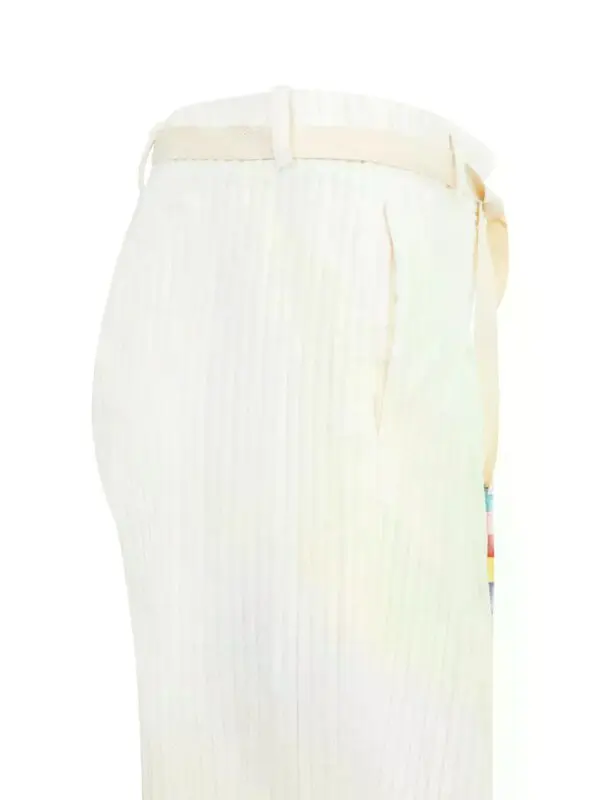 Mira Mikati Cord Belt Wide-leg Trousers