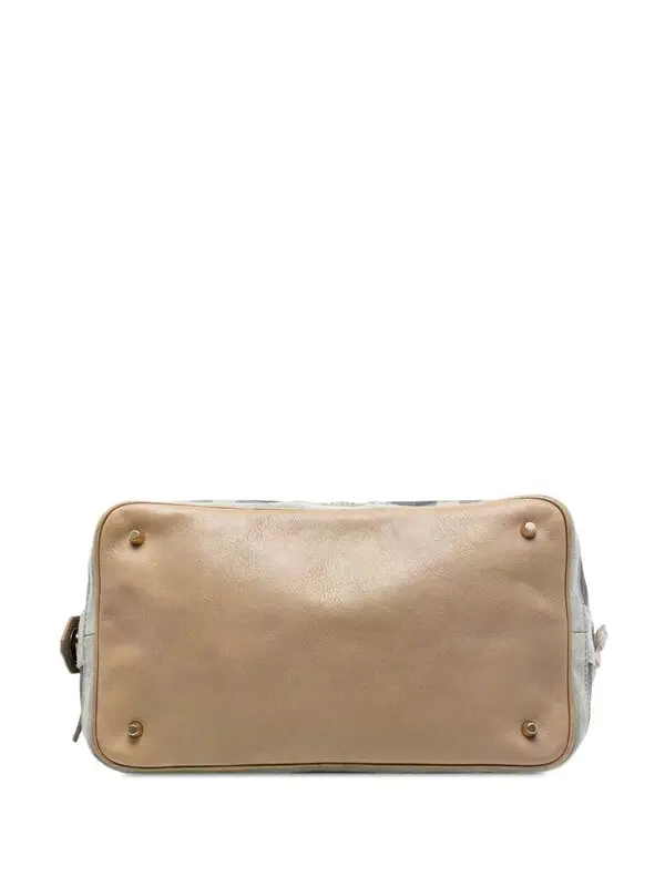 Burberry House Check Canvas Satchel - Brown