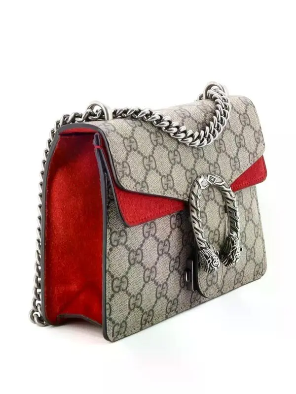 Gucci Dionysus Gg Coated Canvas Mini Crossbody Bag - Red