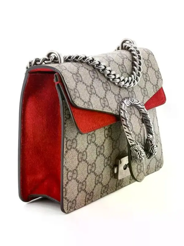 Gucci Dionysus Gg Coated Canvas Mini Crossbody Bag - Red