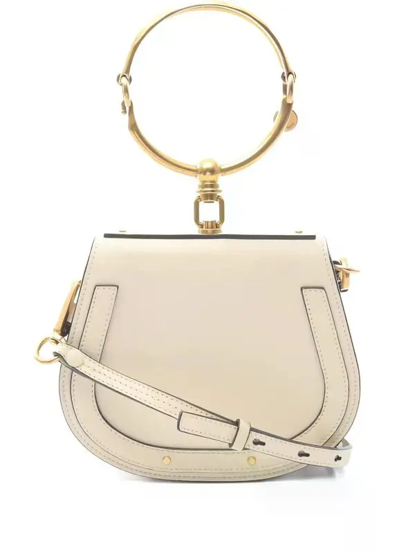 Chloé Small Nil Leather Shoulder Bag - Neutrals