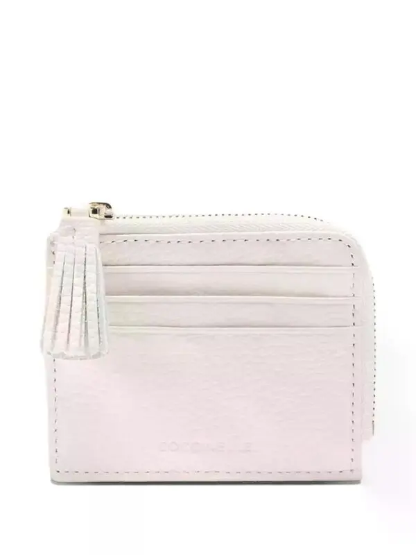 COCCINELLE Tassel Cardholder - White