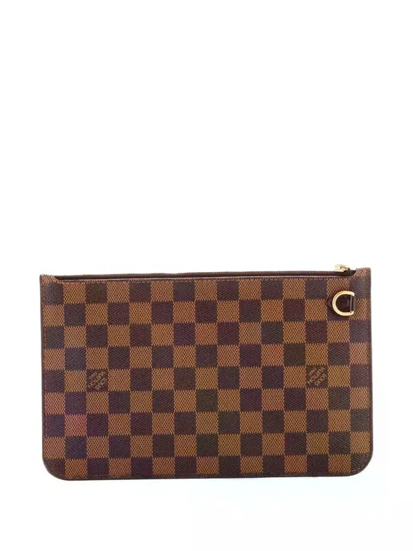 LOUIS VUITTON Neverfull Pochette Damier Large Pouch