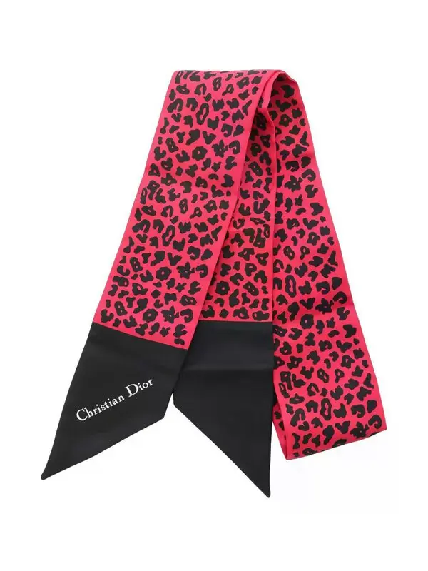Dior 2010s Mitzah Ribbon Scarf - Pink