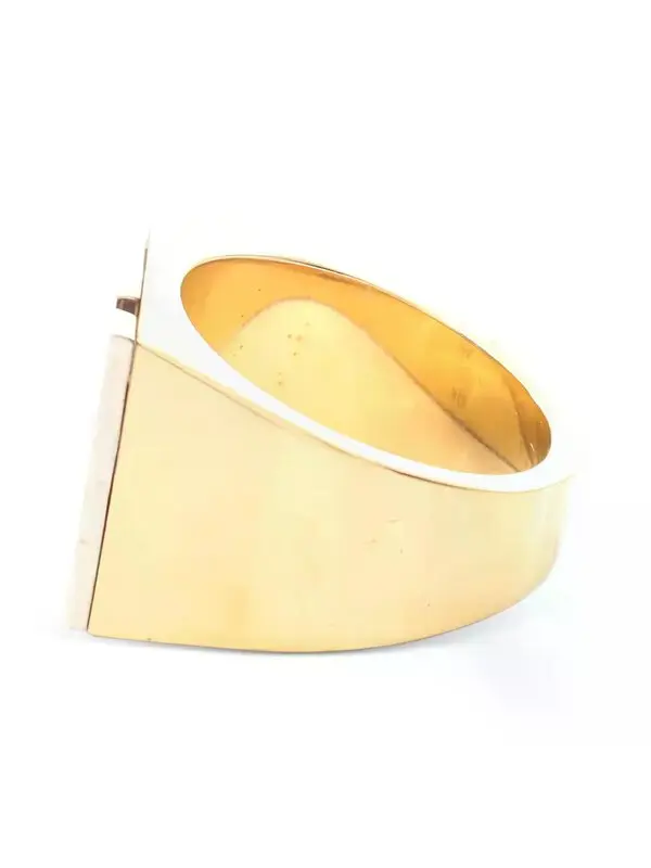 Fendi 2010s Ff Signet Ring