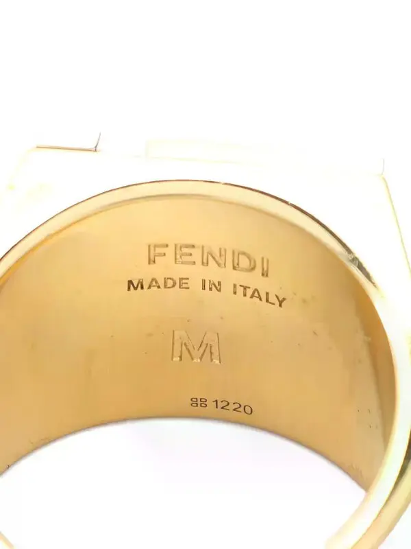 Fendi 2010s Ff Signet Ring