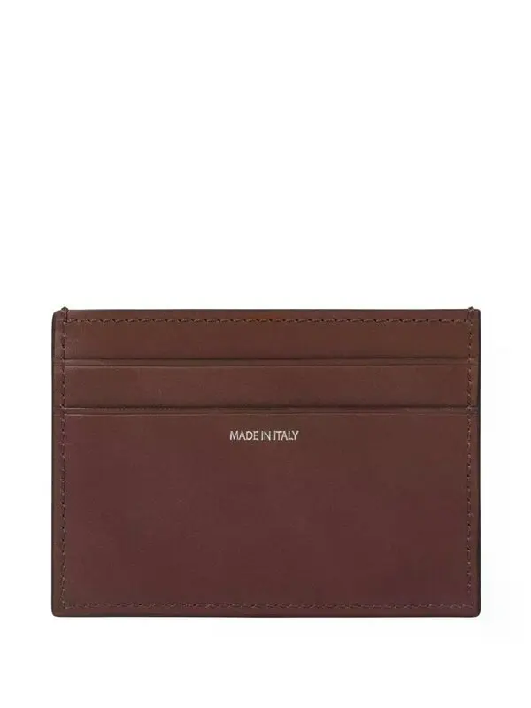 Paul Smith Panel Leather Cardholder - Brown
