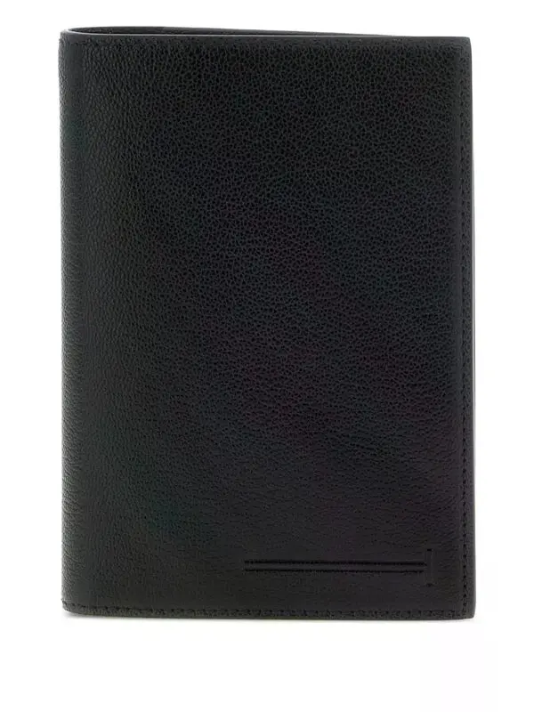 TOM FORD T-line Logo Passport Holder - Black