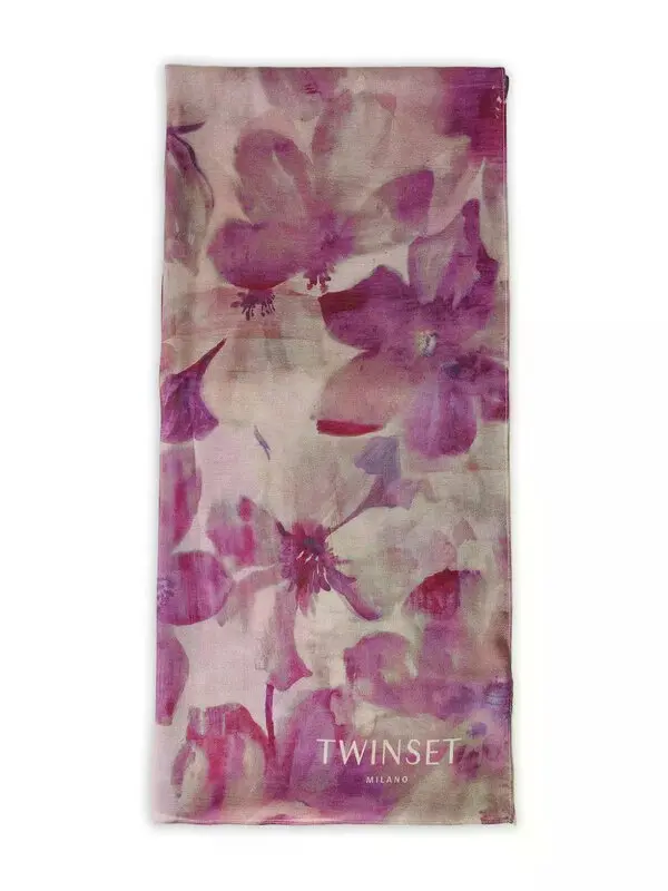 TWINSET Floral Scarf