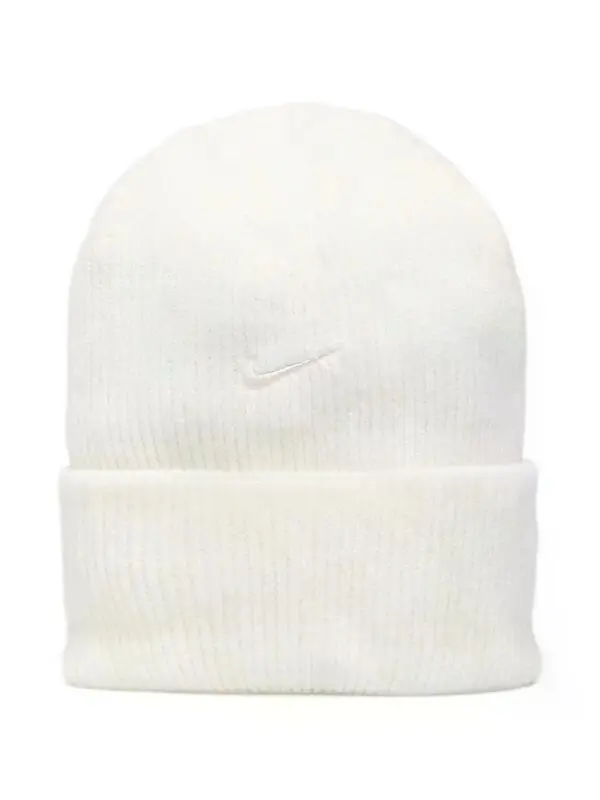 Nike Logo Beanie - White