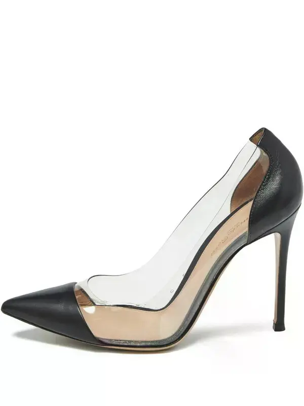 GIANVITO ROSSI Plexi Point-toe Pumps