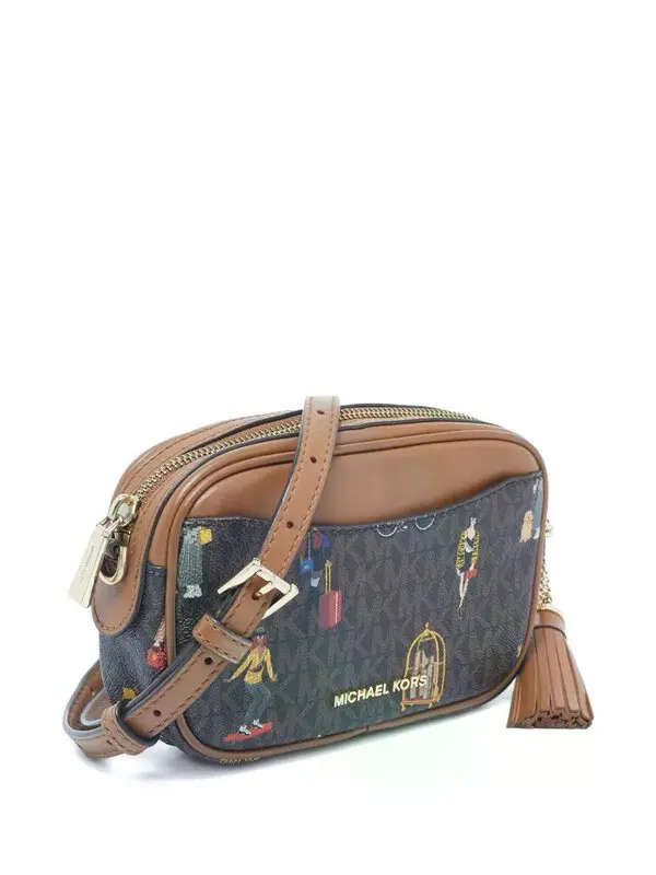 Michael Kors Jet Set Top-zip Crossbody Bag - Brown