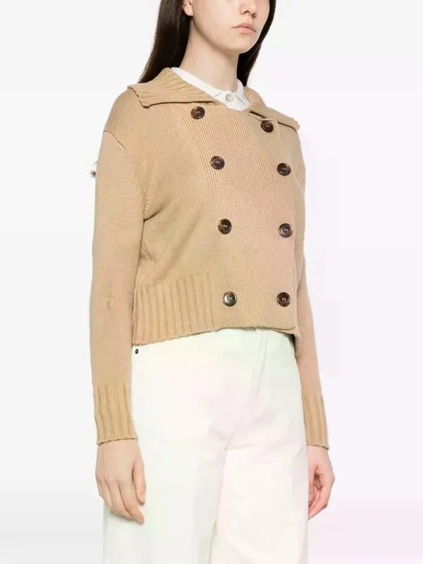 PSOPHIA Buttoned Collared Cardigan
