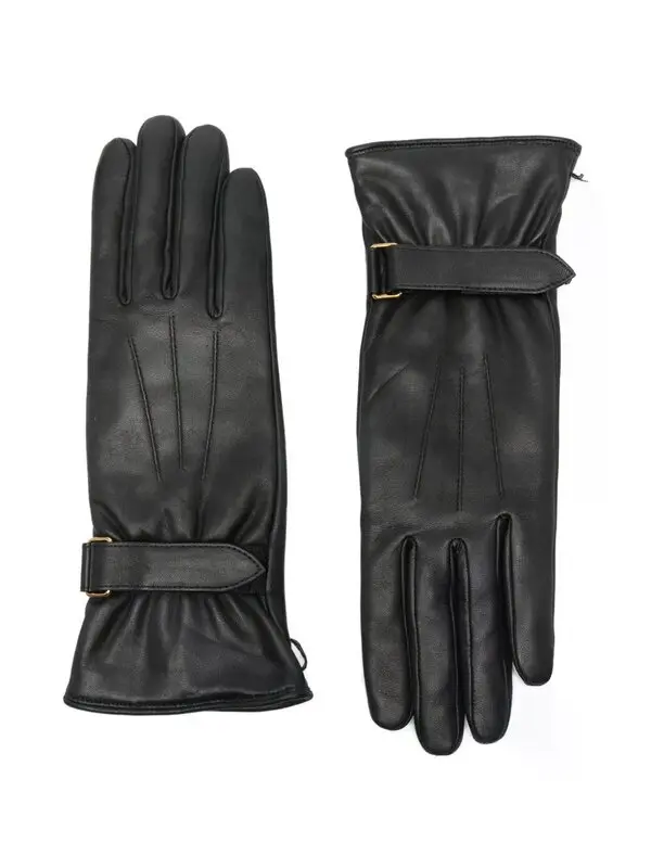 Isabel Marant Buckle Gloves - Black