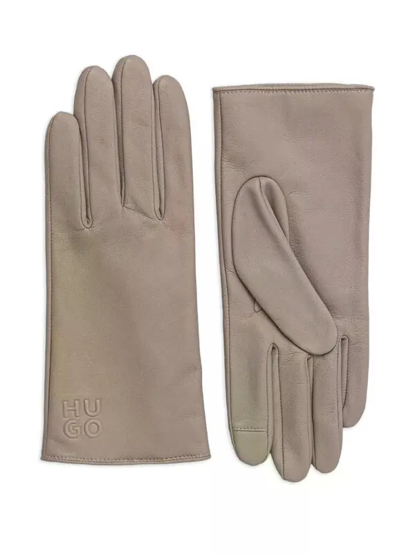 Hugo Beggy Logo-embossed Gloves