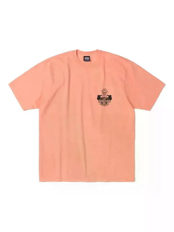 StÜssy Graphic Dyed T-shirt - Orange