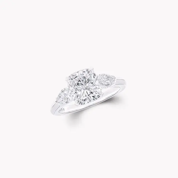 Graff Promise Cushion Diamond Ring - Platinum