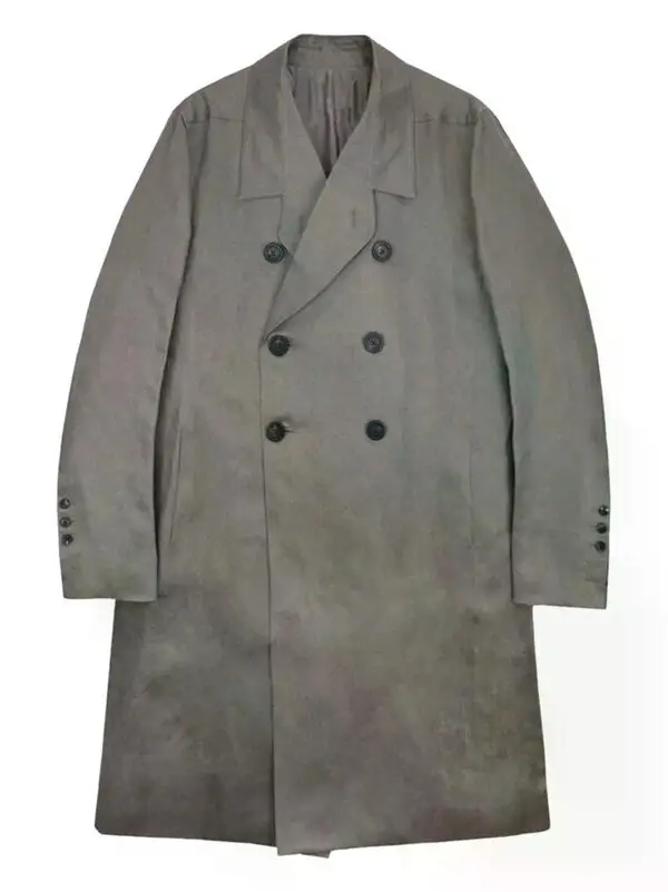 Rick Owens Double-breasted Coat - Grey