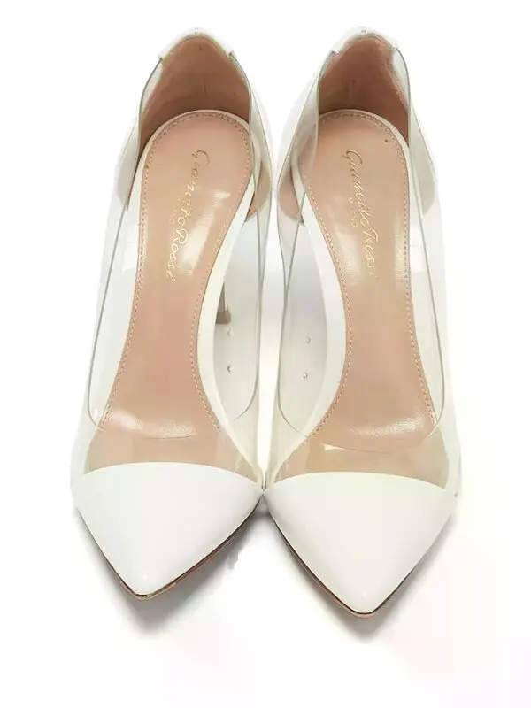 GIANVITO ROSSI Leather Pointed Pumps