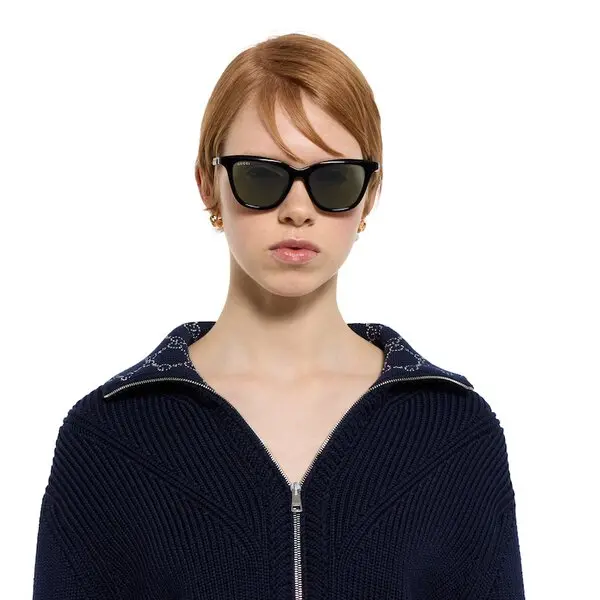 Gucci Cat-eye Sunglasses - Black