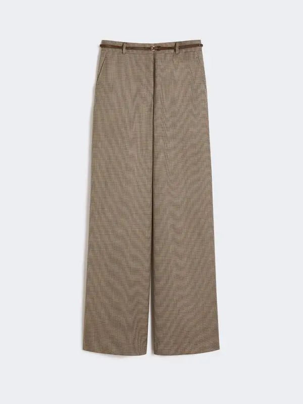 Max Mara Patterned Wide-leg Trousers
