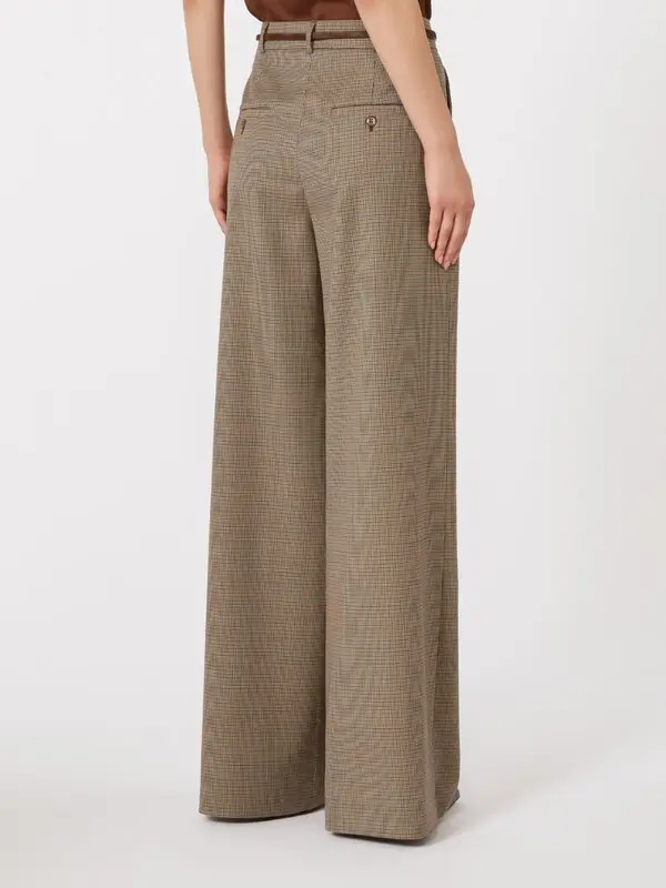 Max Mara Patterned Wide-leg Trousers
