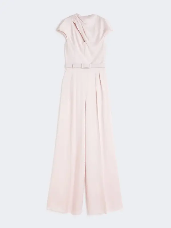 Max Mara Envers Satin Jumpsuit - Pink