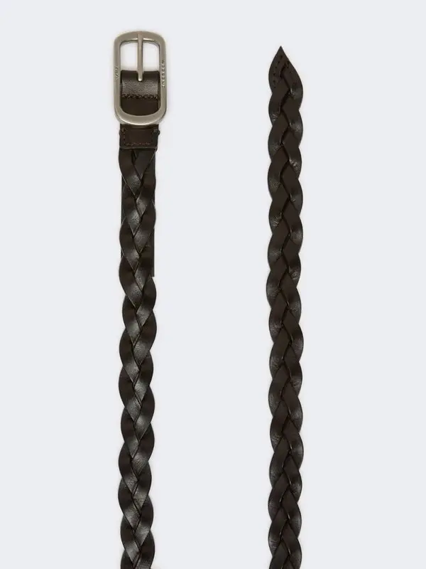 Max Mara Woven Leather Belt