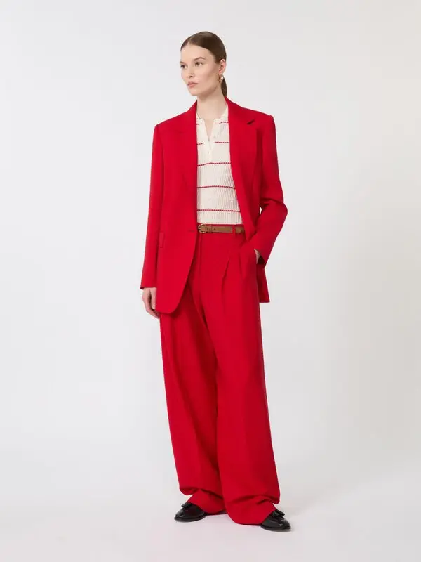Max Mara Flowing Wool Trousers