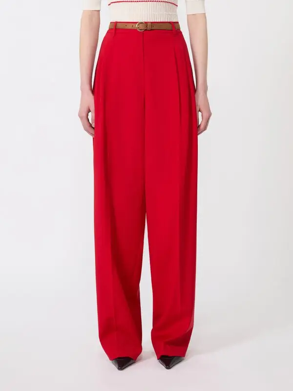 Max Mara Flowing Wool Trousers