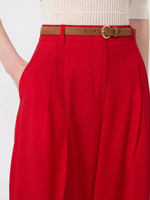 Max Mara Flowing Wool Trousers