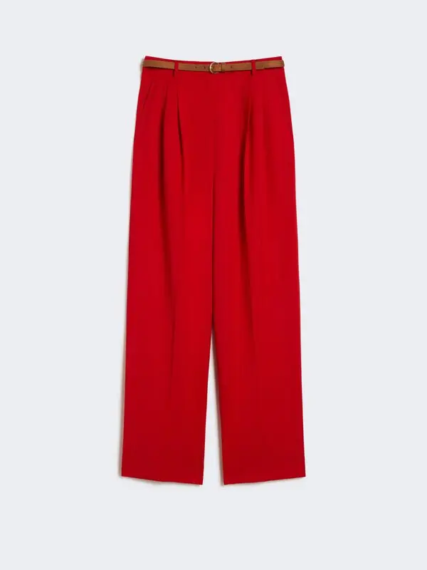 Max Mara Flowing Wool Trousers