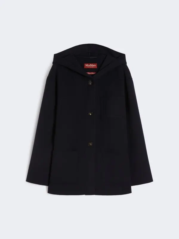 Max Mara Cashmere, Wool And Silk Hooded Coat