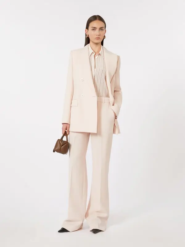 Max Mara Printed Crepe De Chine Shirt - Pink