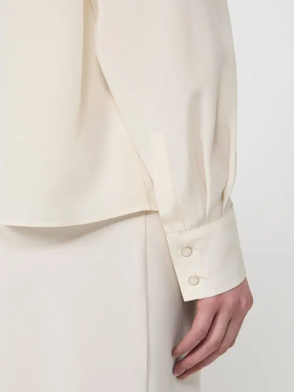 Max Mara Silk Bow-tie Blouse