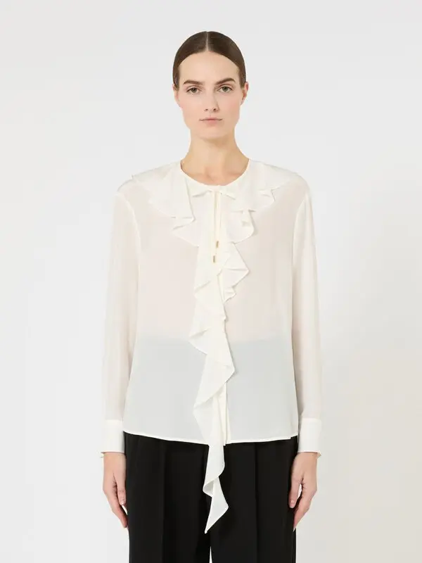 Max Mara Ruffled Blouse