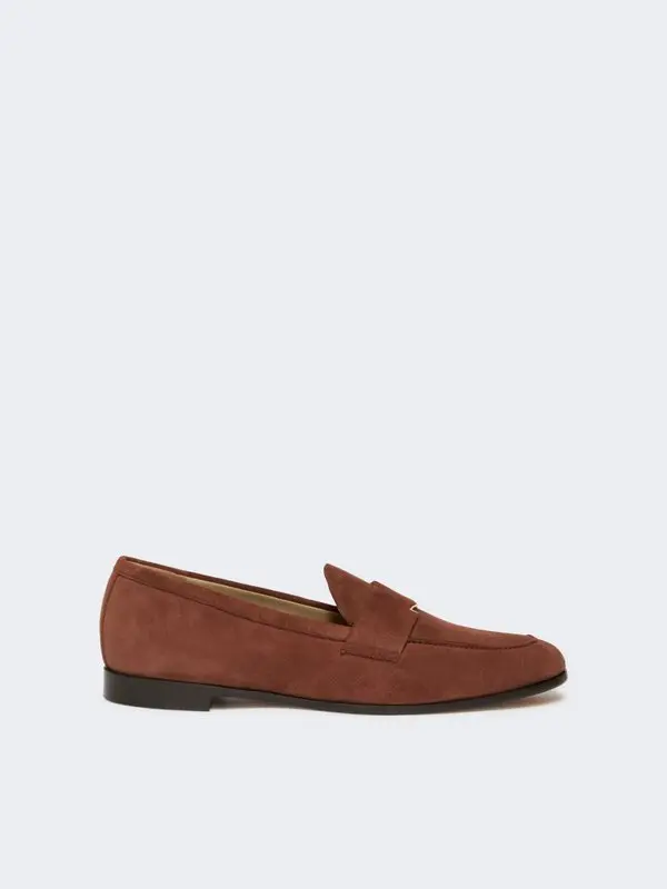 Max Mara Suede Moccasins