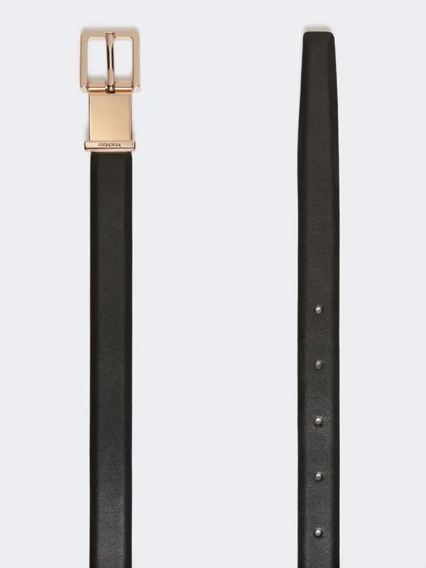 Max Mara Leather Belt - Black