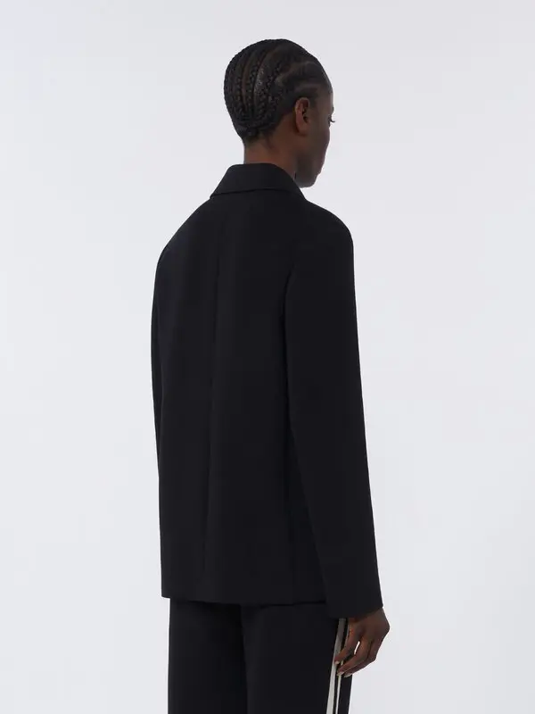Max Mara Single-breasted Scuba Jersey Jacket