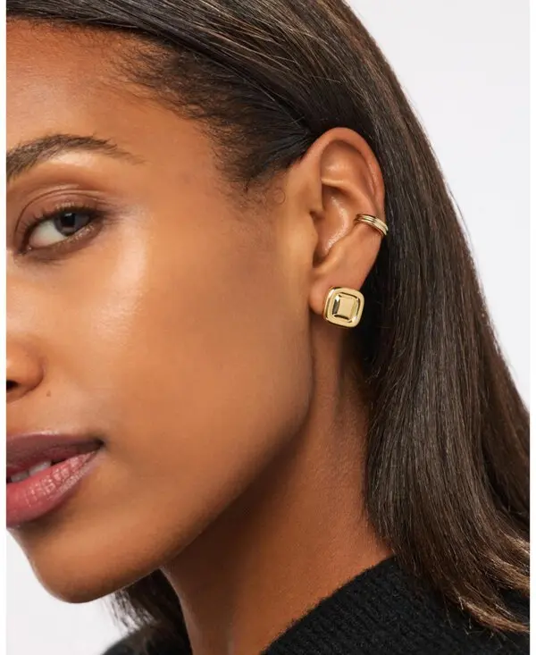 ANA LUISA Clara Two Tone Stud Earrings - Two-tone
