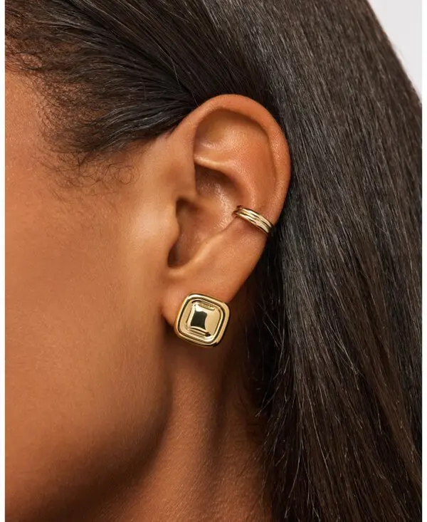 ANA LUISA Clara Two Tone Stud Earrings - Two-tone