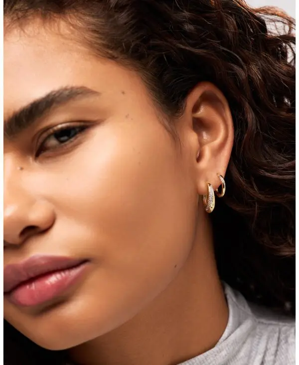 ANA LUISA Kira Slim Hoop Earrings