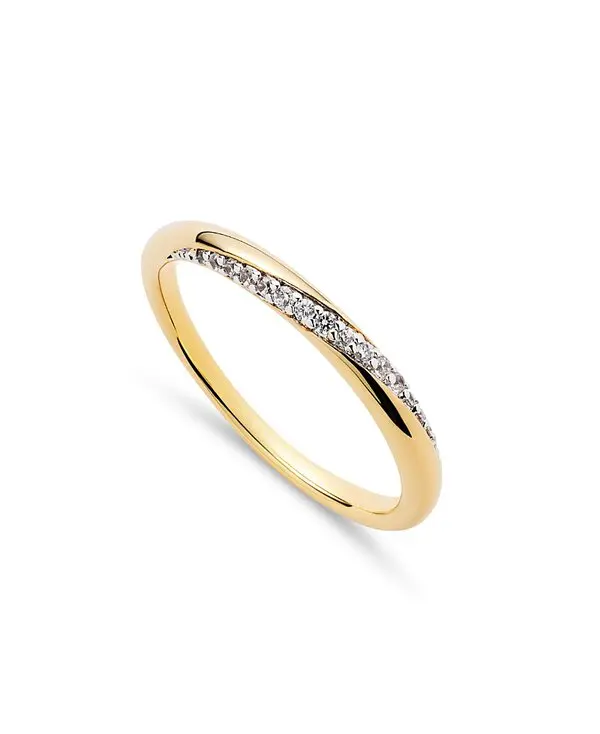 ANA LUISA Kira Slim Band Ring - Gold