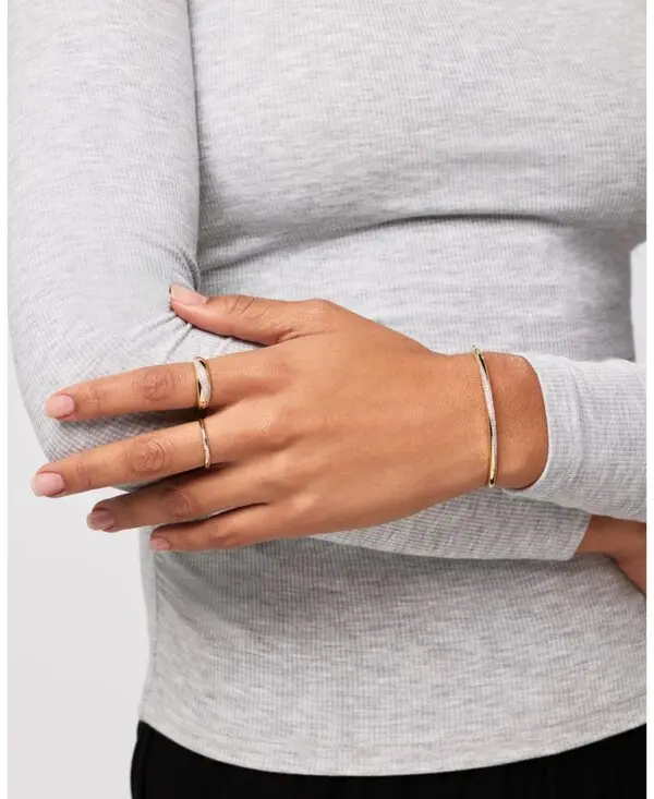 ANA LUISA Kira Slim Band Ring