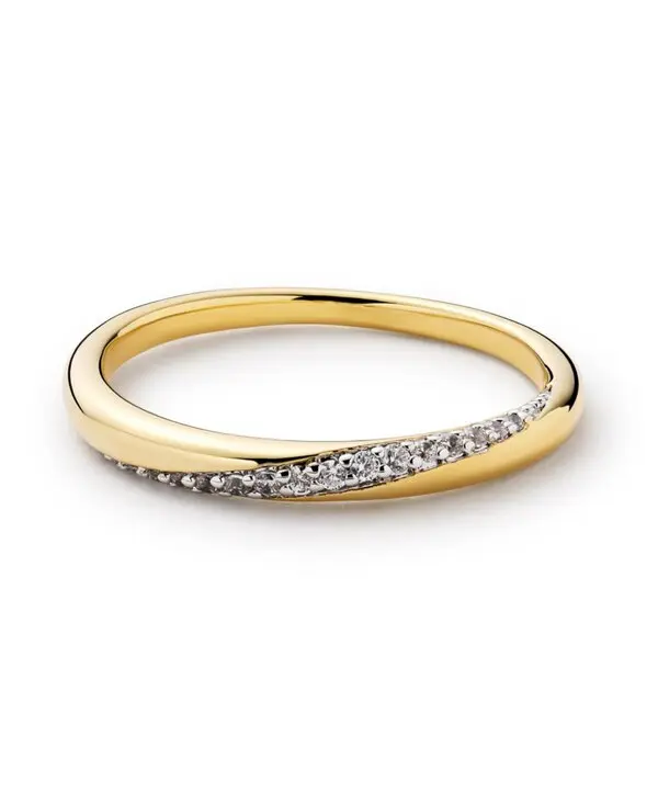 ANA LUISA Kira Slim Band Ring