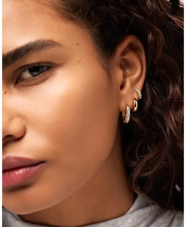 ANA LUISA Kira Bold Hoop Earrings