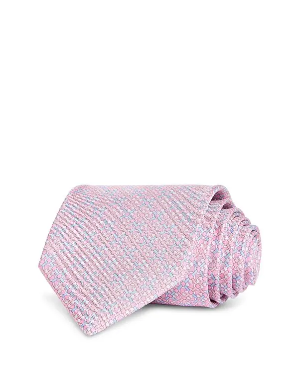 FERRAGAMO Classic Gancini Link Standard Tie - F. Rosa